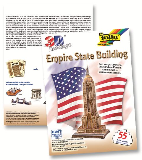 3D-Model Empire State Building 55 delova
