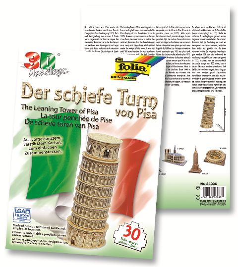3D-Model Krivi toranj u Pizi 30 delova