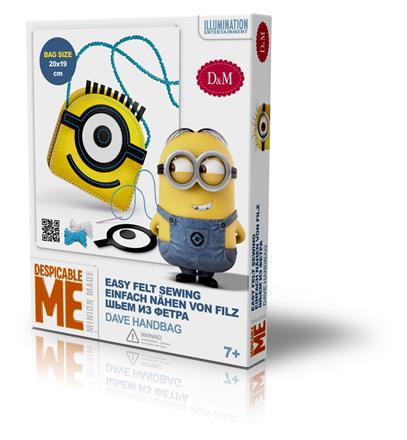 Kreativni set Minions - torba od filca Dave