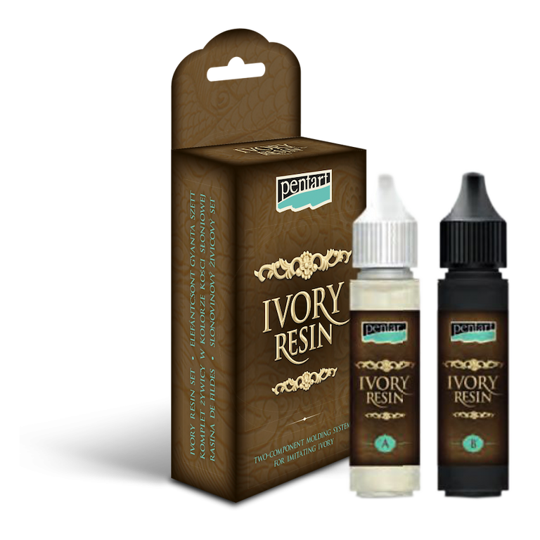 Sintetička smola za efekat slonovače Ivory Resin - set 2 x 20 ml