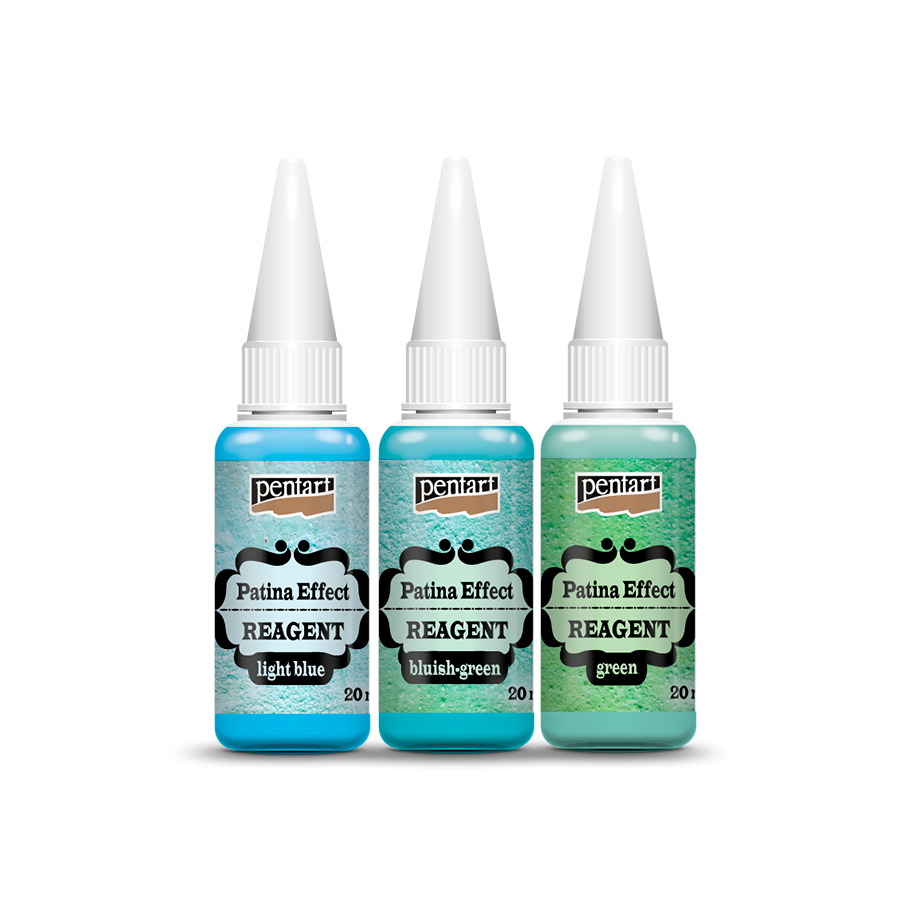 Reagensi sa efektom patine - set 3 x 20 ml