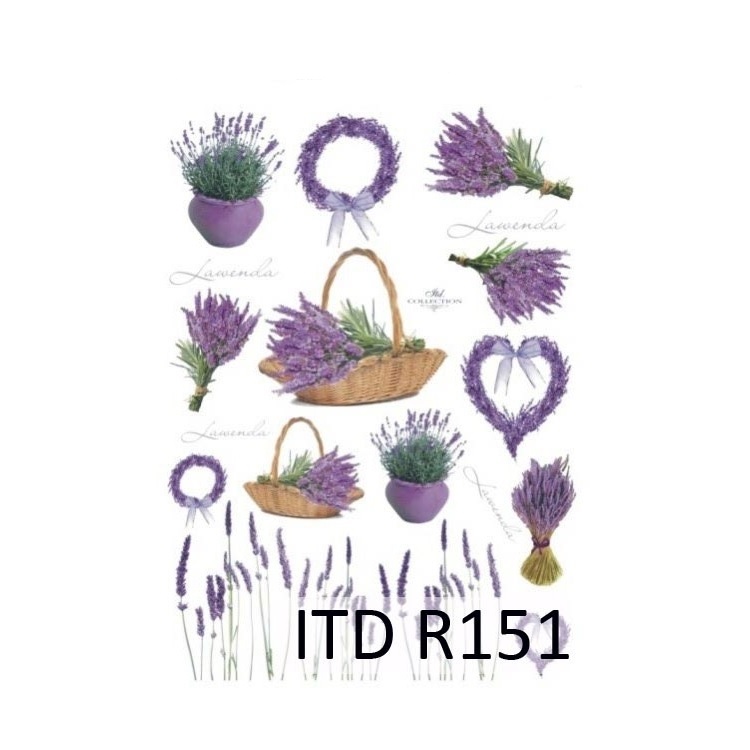 Pirinčani papir A4 ITD - Lavanda