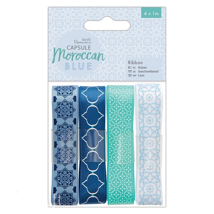 Set dekorativnih traka - Moroccan Blue - 4 x 1 m