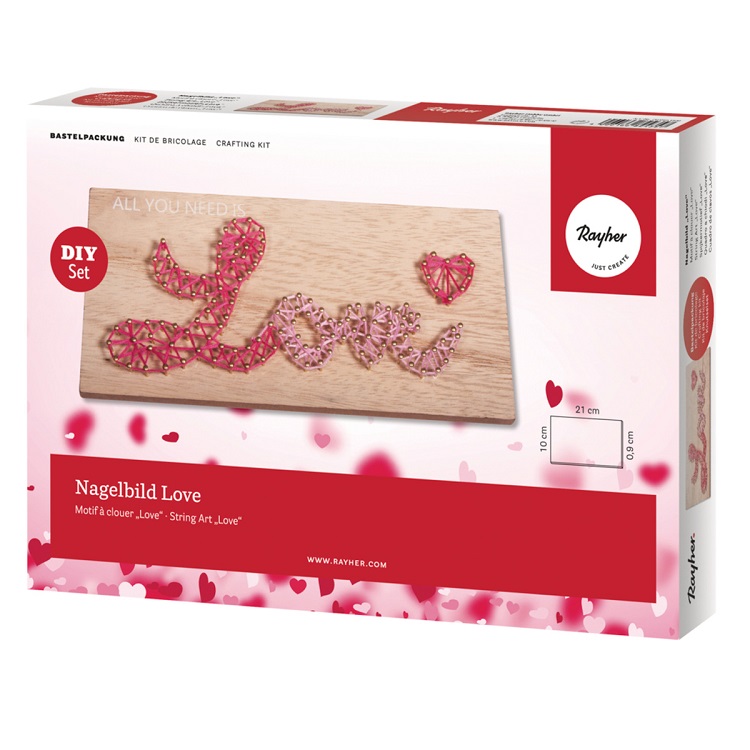 Kreativni set - String Art Love