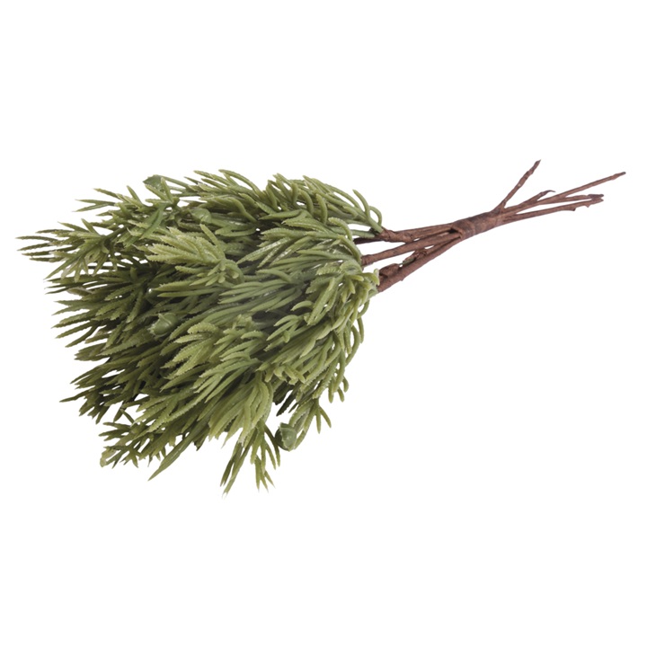 Dekorativna grančica tuje 18 cm - 6 komada