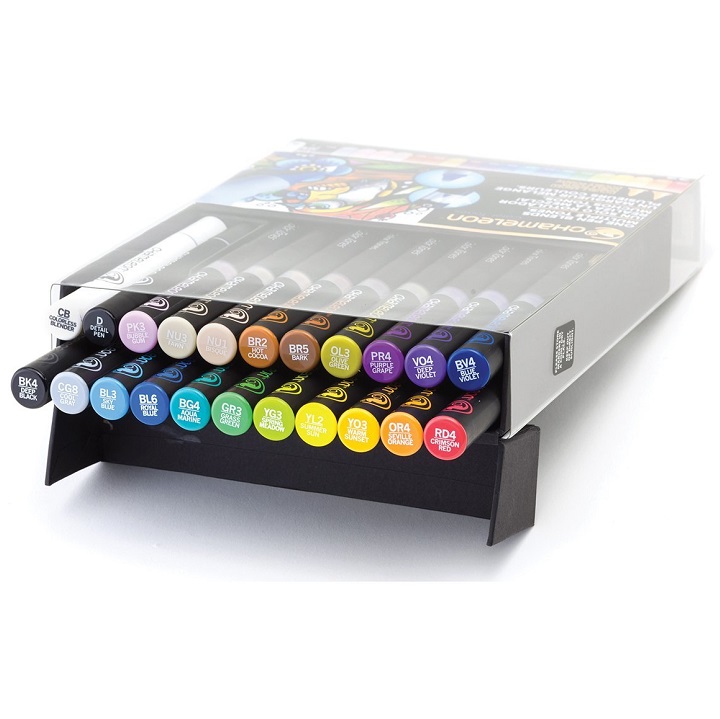 Flomasteri Chameleon - set od 22 kom Deluxe