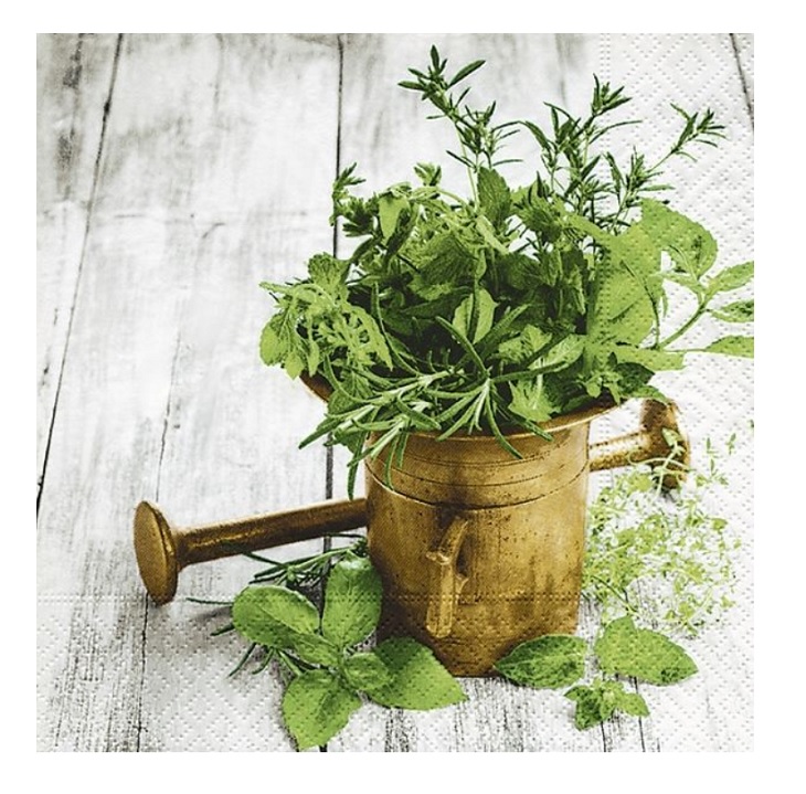 Salvete za dekupaž Variety of Herbs - 1 kom
