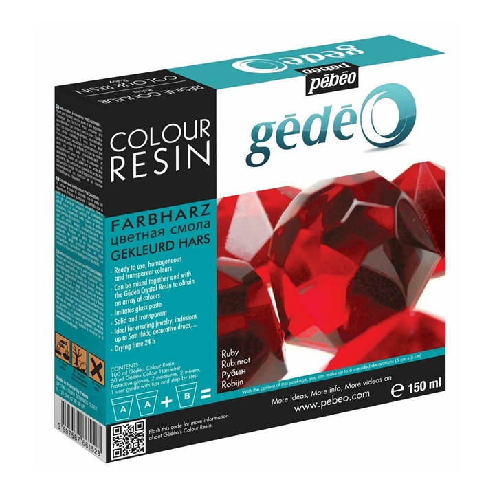 Kristalna smola u boji Pebeo Gedeo 150 ml | različite boje