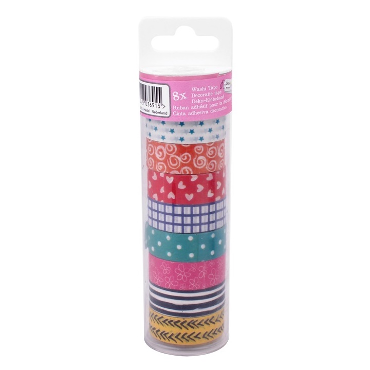 Washi traka Craft Sensations - 8 komada