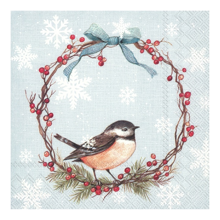 Eko salvete za dekupaž Chickadee - 1 kom