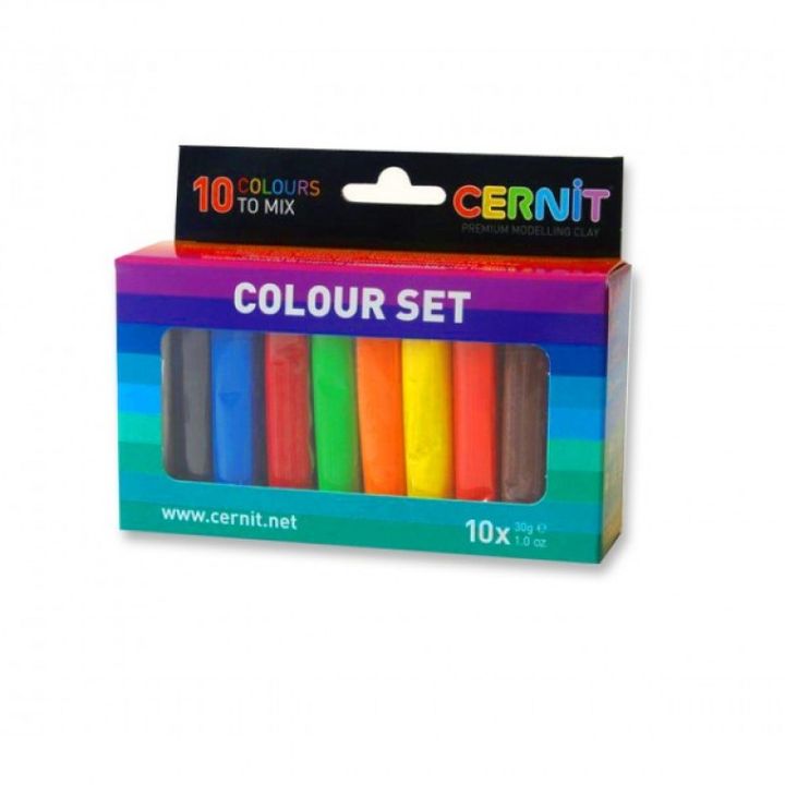 Polimerna masa CERNIT NUMBER ONE set 10k30g