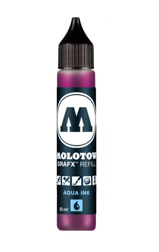 MOLOTOW rezervno punjenje GRAFX Aqua INK - 30 ml | različite boje