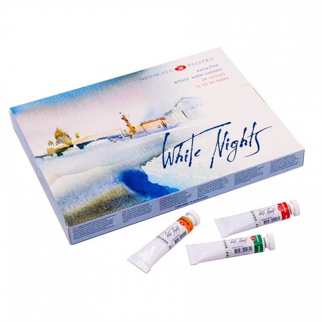 Set akvarela White Nights u tubi - 24x10 ml