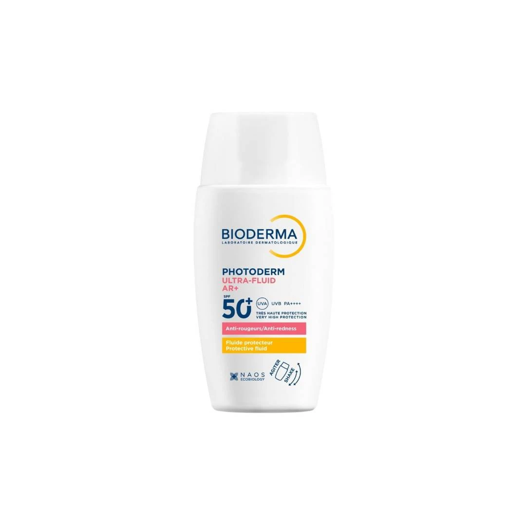 BIODERMA Photoderm Ultra-Fluid AR+ SPF50+ za Rektivnu Kožu Sklonu Crvenilu 40 mL