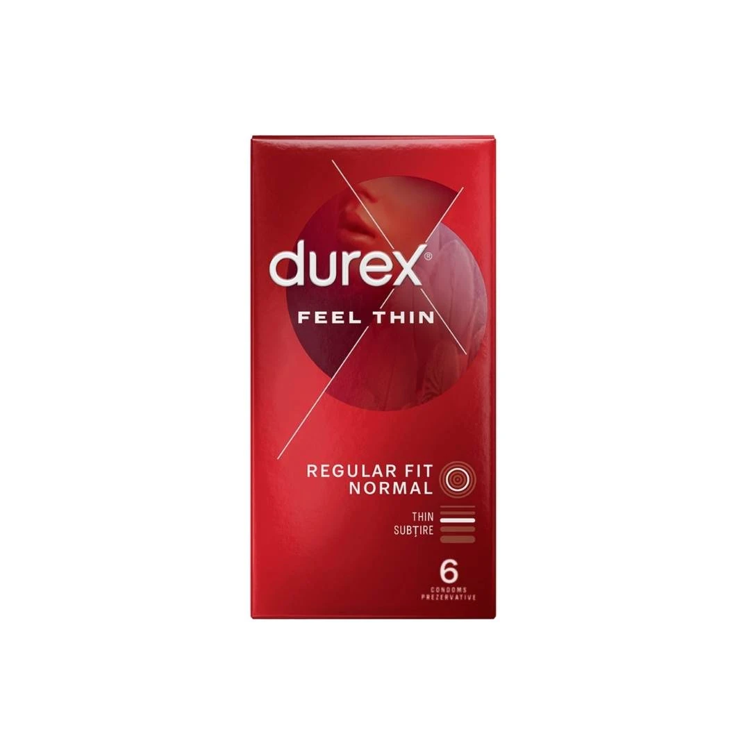 Durex® Kondomi Feel Thin 6 Kondoma; Prezervativ