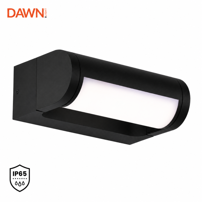 LED SPOLJNA LAMPA 1018 ZIDNA 12W 3000K IP65 CRNA