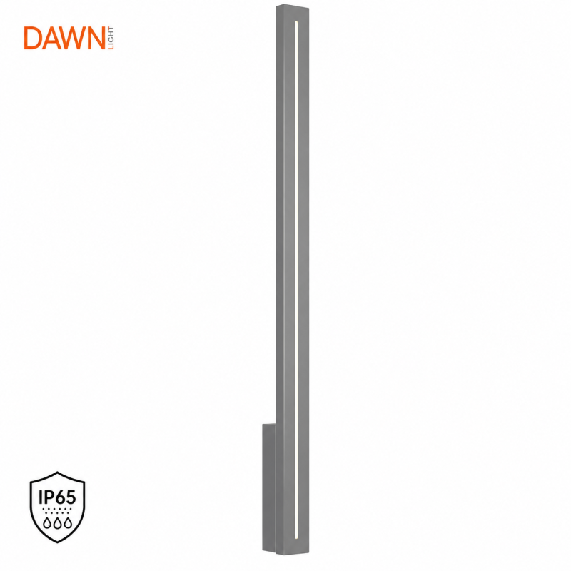 LED SPOLJNA LAMPA 1007D ZIDNA 12W 3000K IP65 SIVA
