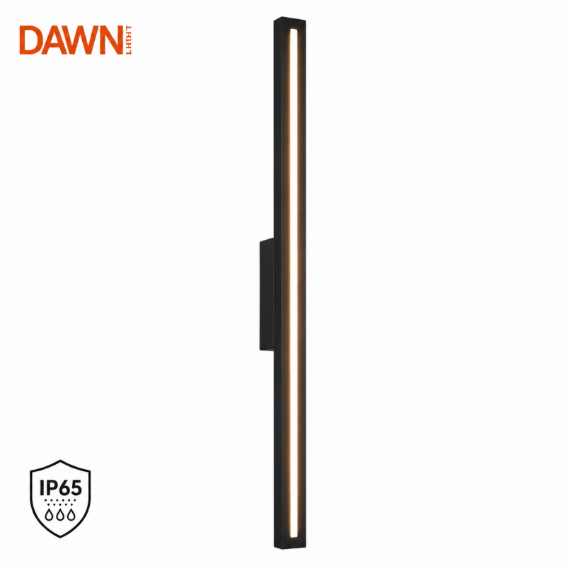 LED SPOLJNA LAMPA 1010D ZIDNA 28W 3000K IP65 CRNA