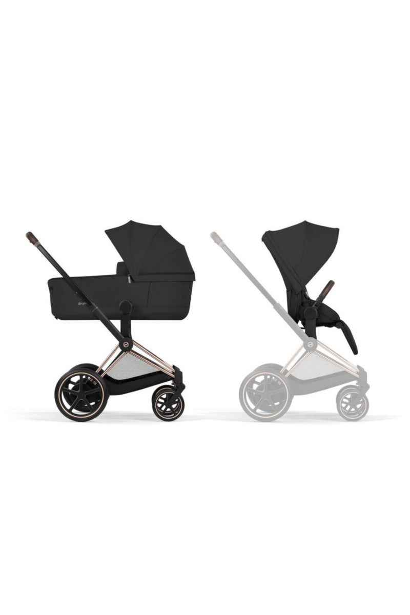 Cybex duo sistem ePriam, Sepia Black (rosegold)