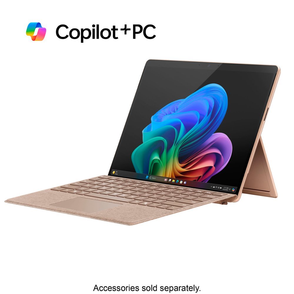 MICROSOFT - SURFACE PRO - COPILOT+ PC - 13” OLED - SNAPDRAGON X ELITE 12 CORE - 16GB MEMORY - 512GB SSD - DEVICE ONLY (11TH EDITION) - DUNE ON STOCK
