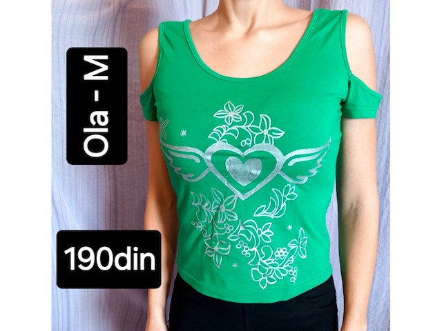 Ola ženska majica zelena M/38