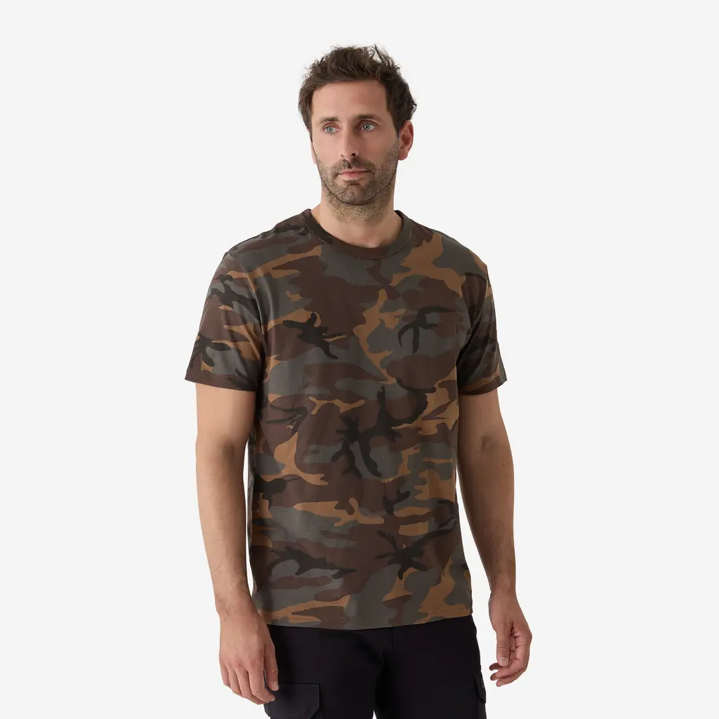 Muška majica za lov WOODLAND 100