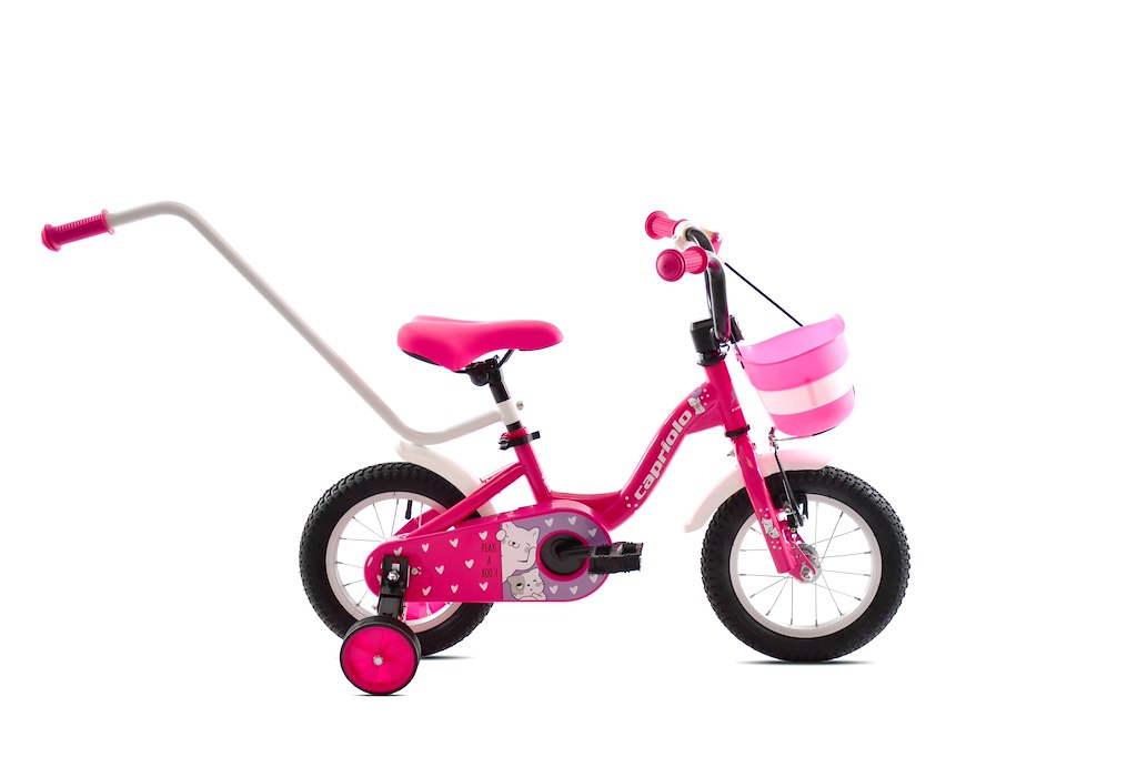 BICIKL CAPRIOLO VIOLA 12"HT pink-belo