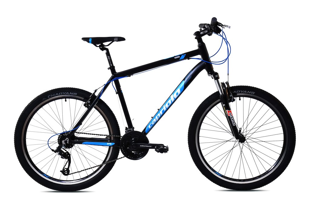 BICIKL CAPRIOLO HUGGO FS MAN 26"/21AL crno-plavo 20"