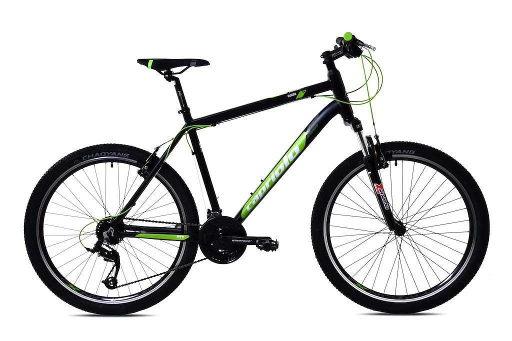 BICIKL CAPRIOLO HUGGO FS MAN 26"/21AL crno-zeleno 20"