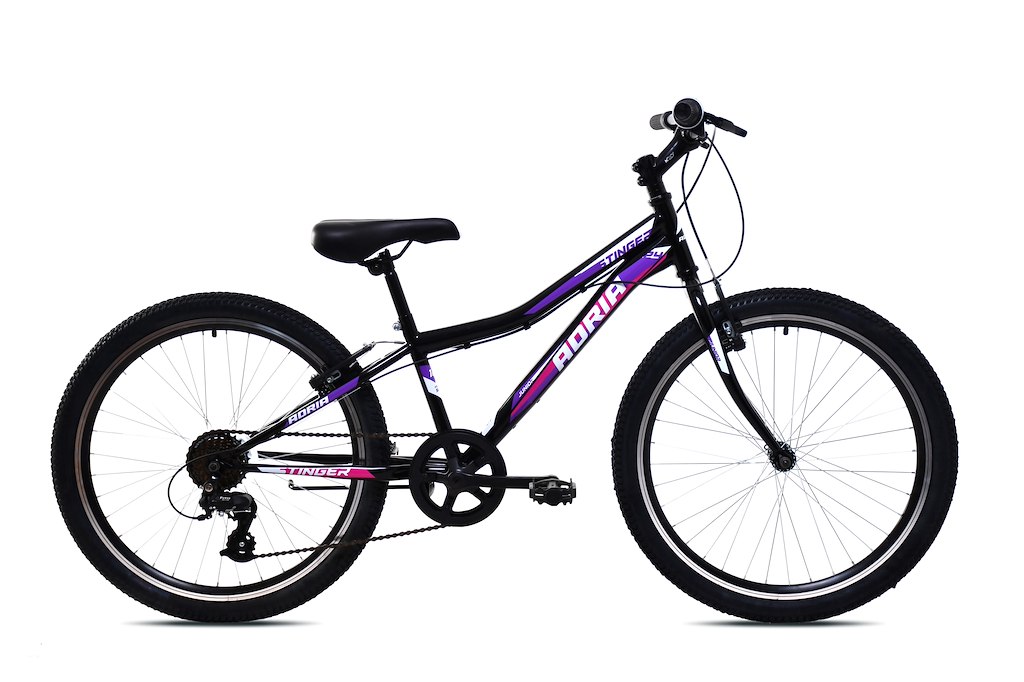 BICIKL ADRIA STINGER 24"/7HT crno-ljub 12"
