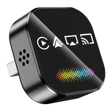 Q1A 4-IN-1 WIRELESS CARPLAY/ANDROID AUTO ADAPTER WITH AIRPLAY/MIRROR LINK - BLACK
