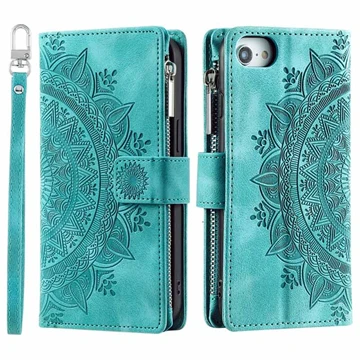 IPHONE 16E/17E MANDALA SERIES FUTROLA-NOVČANIK - ZELENA