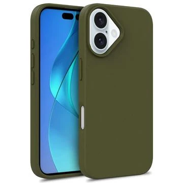 IPHONE 16 PLUS BIORAZGRADIVA MASKA - TAMNOZELENA