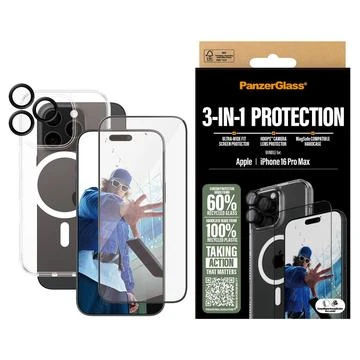 IPHONE 16 PRO MAX PANZERGLASS 3-IN-1 PROTECTION BUNDLE
