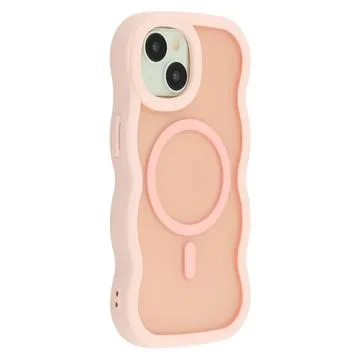 IPHONE 15 PLUS/14 PLUS WAVE-EDGE MAGNETIC HYBRID CASE - PINK