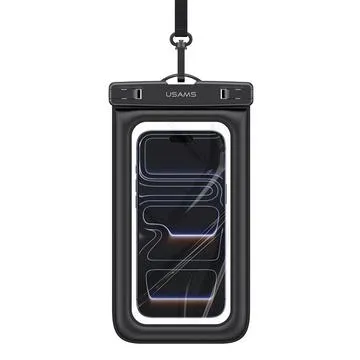 USAMS YD017 UNIVERSAL IPX8 WATERPROOF CASE - 7.2" - BLACK