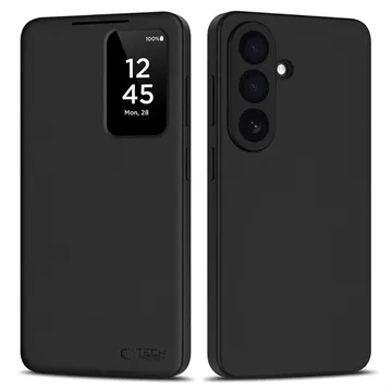 SAMSUNG GALAXY A57 TECH-PROTECT SMART CLEAR VIEW FLIP CASE WITH CARD SLOT - BLACK