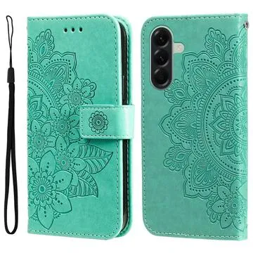 SAMSUNG GALAXY A57 MANDALA SERIES FUTROLA-NOVČANIK - ZELENA