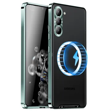 GALVANIZOVANA MAGNETNA SAMSUNG GALAXY S23 5G HIBRIDNA MASKA - ZELENA