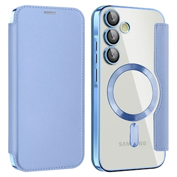 SAMSUNG GALAXY A35 FLIP CASE WITH CARD SLOT - MAGSAFE COMPATIBLE - BLUE