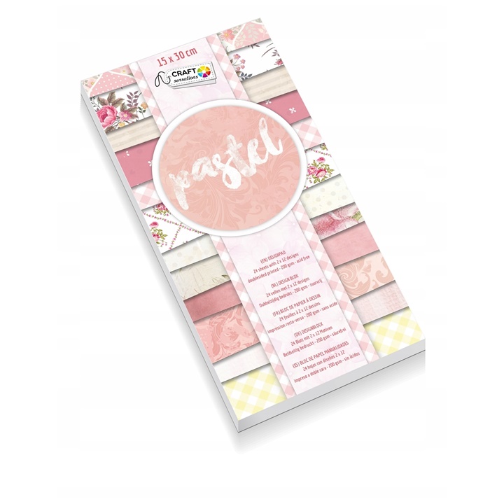 Papir za scrapbooking Craft Sensations 15x30 cm - 24 lista | različiti dizajni