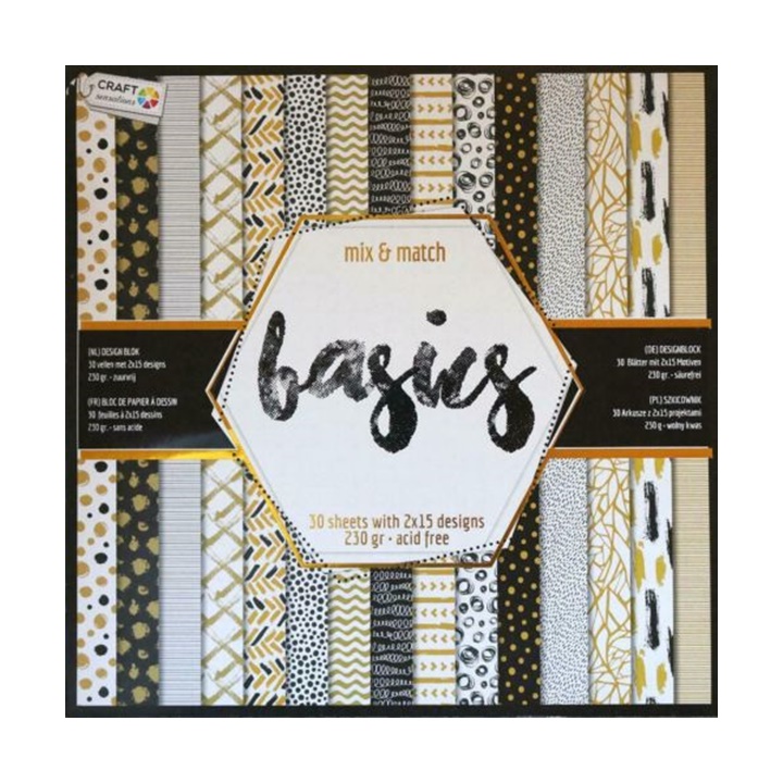 Papir za scrapbooking Craft Sensations 30.5x30.5 cm - 30 listova | različiti dizajni