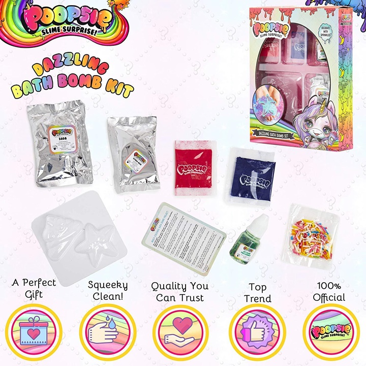 Set za izradu šumećih bombi za kupanje Poopsie