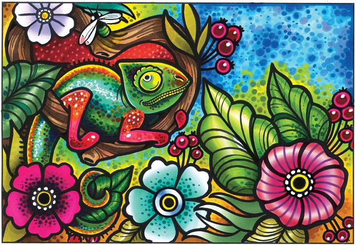 Flomasteri Chameleon - set od 52 kom Super