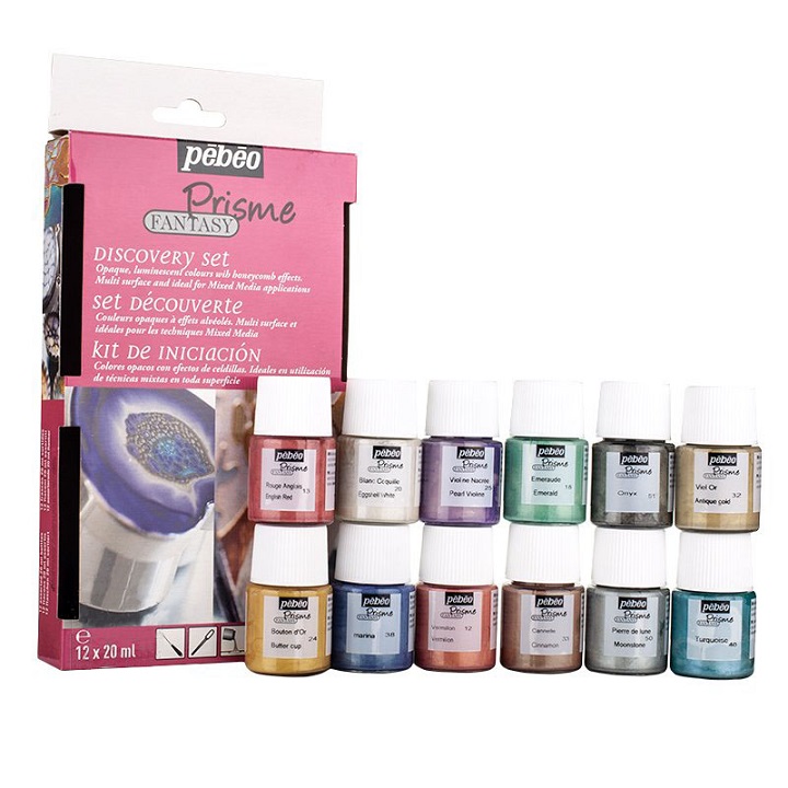 Boje sa efektom Pebeo Fantasy Prisme Discovery set / 12 x 20 ml