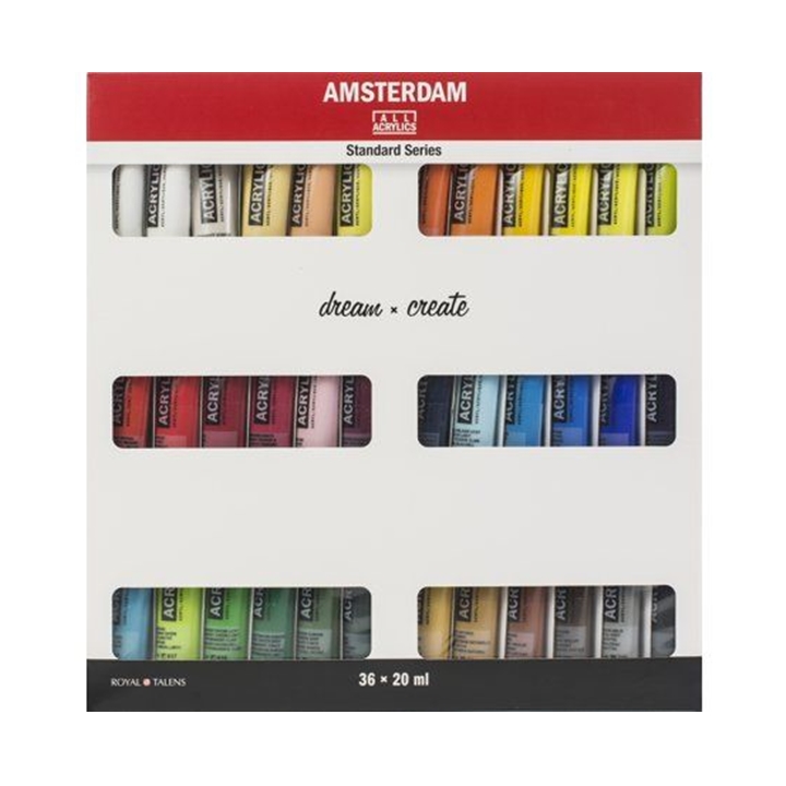 Set akrilnih boja AMSTERDAM STANDARD SERIES - 36x20ml