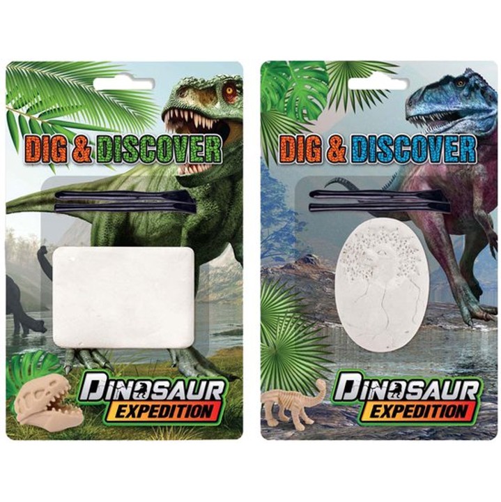 Komplet za iskopavanje fosila dinosaurusa (2 različita)
