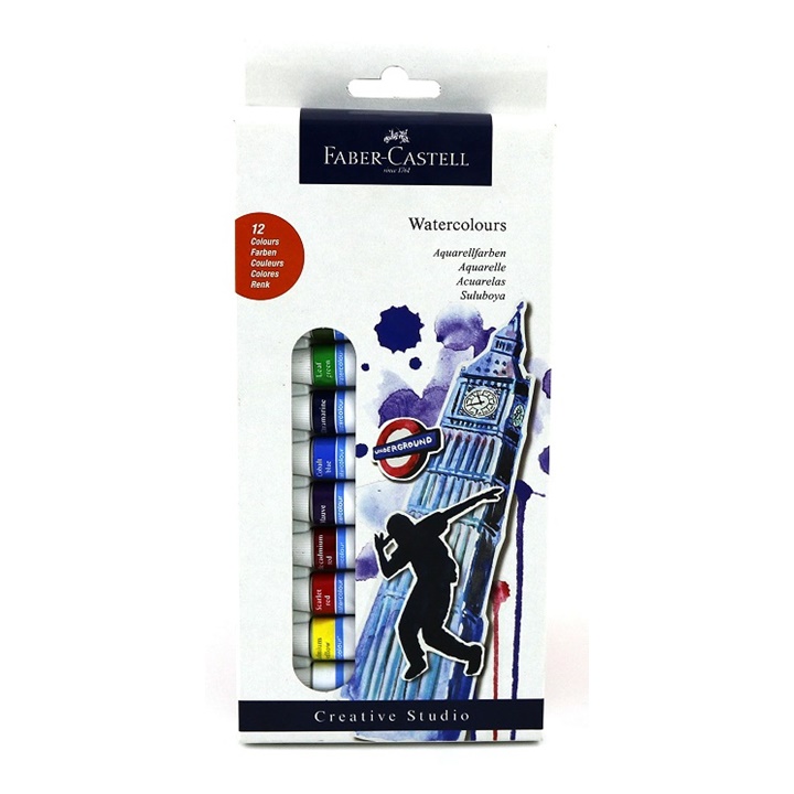 Set vodenih boja za početnike FABER - CASTELL - 12-delni