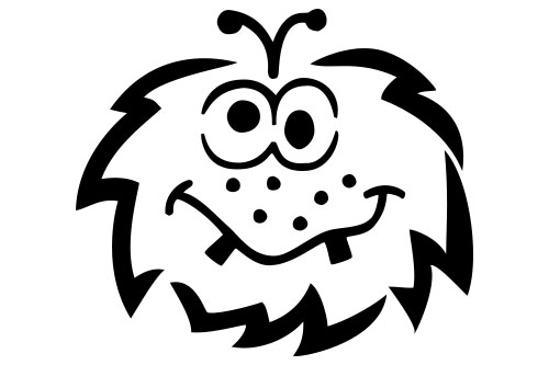 Dizajnirani Šabloni za decu C. Kreul - Monster