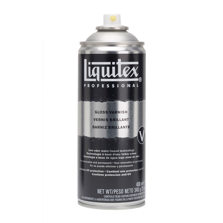 Završni lak u spreju sjajni Liquitex 400 ml